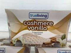 Set of 3 True Living Cashmere Vanilla Fragranced Candle Packs - Hash ...