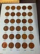 Lincoln wheat cent collection 1941-1958 complete with COA - Hash Auctions