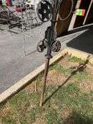 59-Inch Hand-Forged Wrought Iron Decorative Garden Stake - Hash Auctions