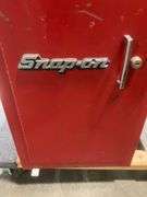 Snap-On Red Metal Side Box Mount Storage Cabinet with Shelves and ...