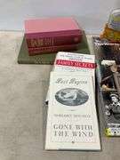 Two boxes: Collection of Books Featuring Fiction, Nonfiction, and Reference Titles - Hash Auctions
