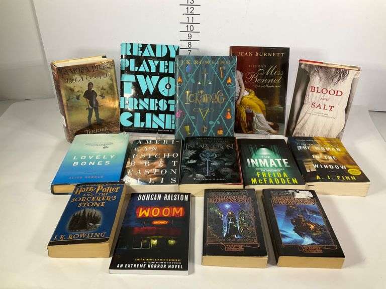 Collection of Fiction Novels and Fantasy Books from Various Authors ...