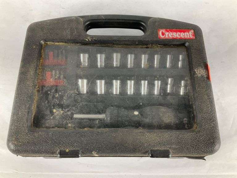 Crescent Ratchet and Socket Set with Carrying Case - Hash Auctions