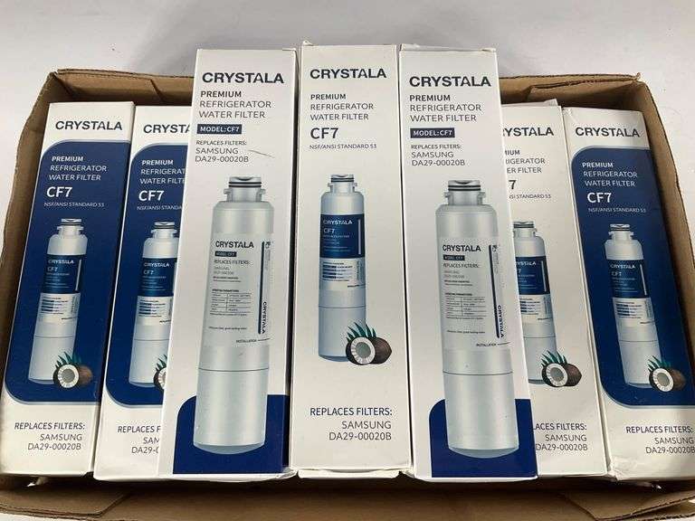 Lot Of 10 Crystala CF7 Premium Refrigerator Water Filters - Hash Auctions