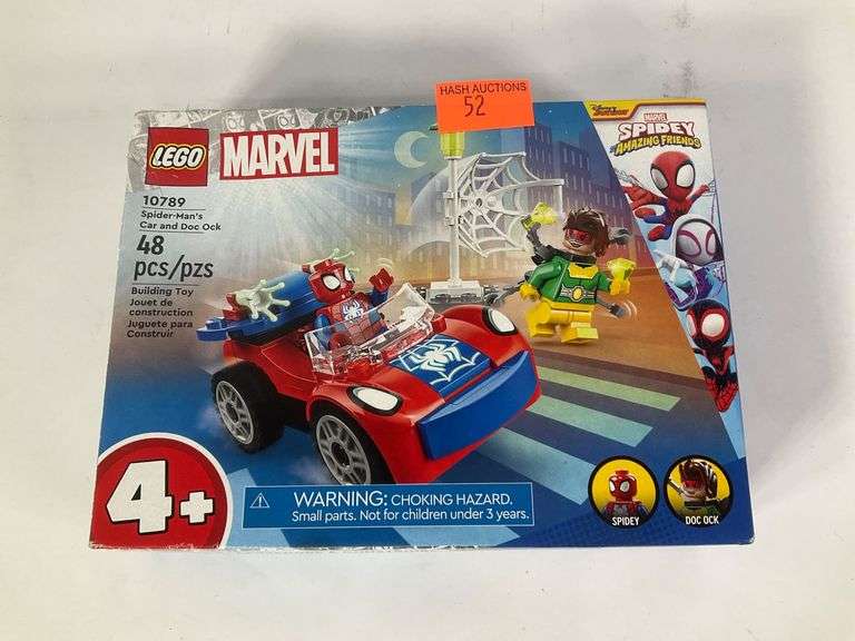 LEGO Marvel Set 10789 Spider-Man’s Car and Doc Ock, 48 Pieces, Sealed ...