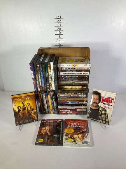 Collection of Mixed DVDs, Including TV Series and Films - Hash Auctions