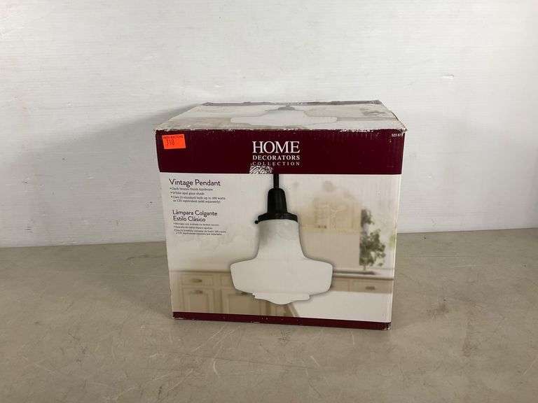 Home Decorators Collection Vintage Pendant Light Fixture - Hash Auctions