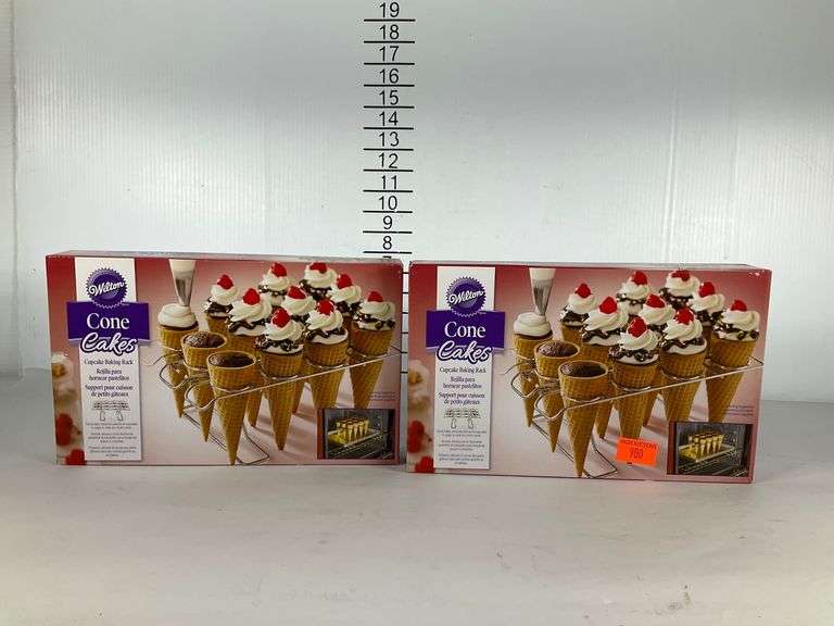 Two Wilton Cone Cakes Cupcake Baking Racks in Original Packaging - Hash ...
