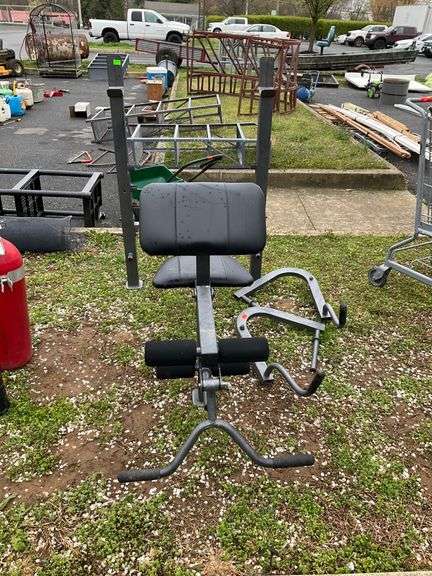 Marcy Adjustable Weight Bench with Leg Developer Attachment - Hash Auctions