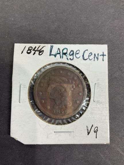 1846 large cent - Hash Auctions