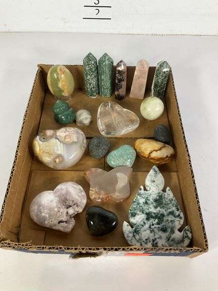 Assorted Polished and Carved Stone and Crystal Specimens - Hash Auctions
