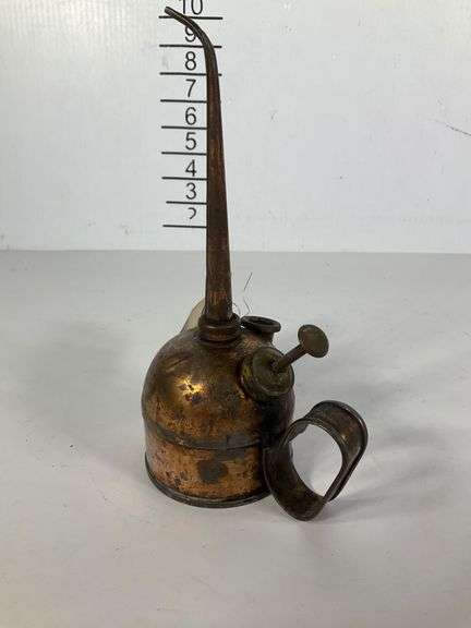 The Holland Oiler Copper Oil Can by Maple City Mfg. Co., Patented 1901 ...