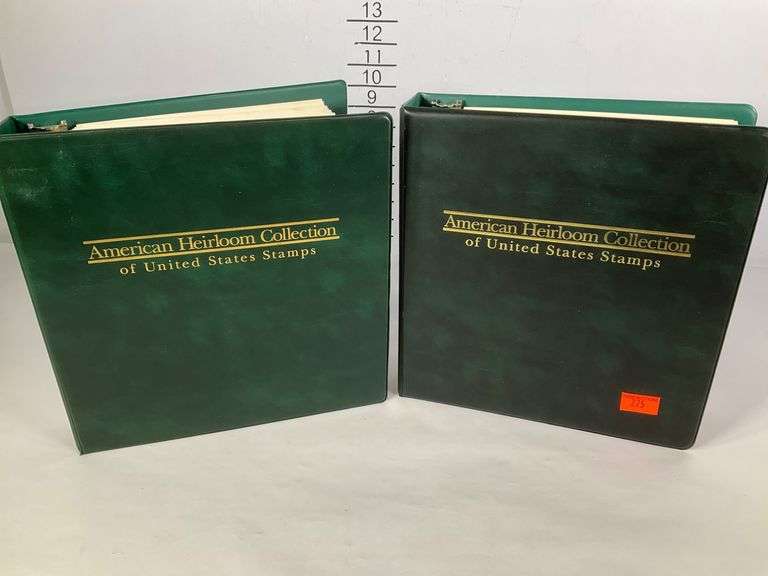 Two American Heirloom Collection Stamp Albums Featuring United States ...