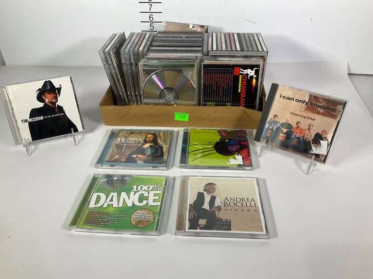 Assorted CD Collection Featuring Various Artists and Genres - Hash Auctions