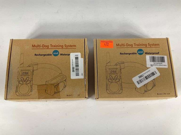 Set of Two Rechargeable Waterproof Multi-Dog Training Systems - Hash ...