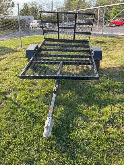 5×8 Foot North Star Utility Trailer with Ramp - Hash Auctions