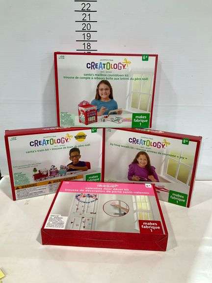 Set of 4 Creatology Holiday Craft Kits - Hash Auctions