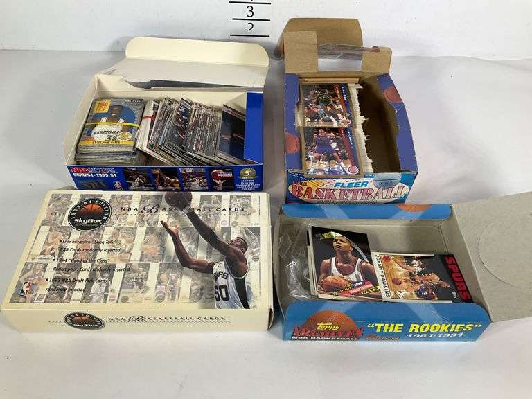 Collection of NBA Basketball Trading Cards, Including SkyBox, Topps ...