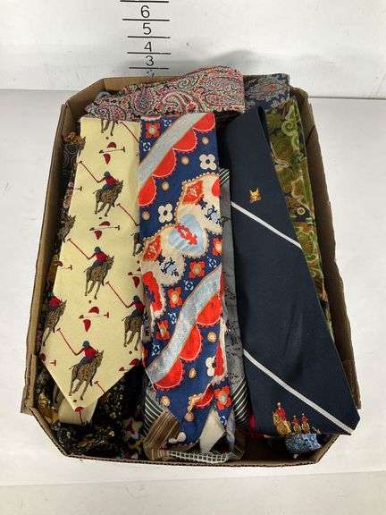 Collection of Patterned Men’s Neck Ties in Assorted Designs - Hash Auctions