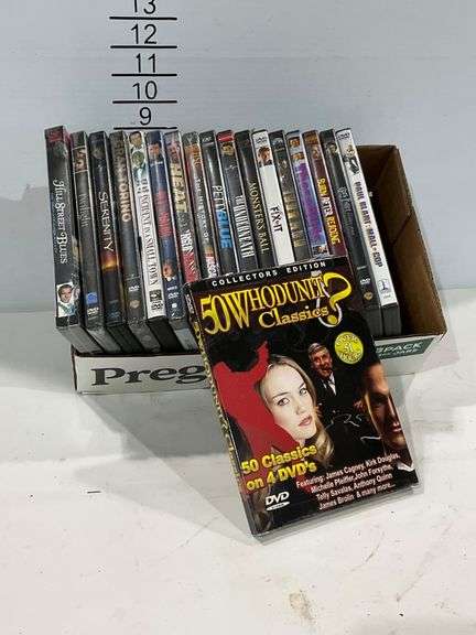 Assorted Collection of DVDs Including Films, TV Series, and Box Sets ...