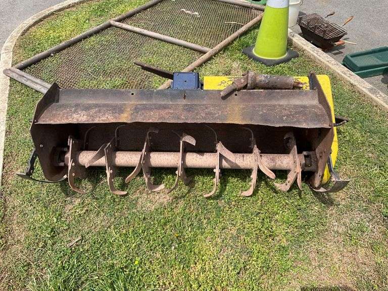 3-Point Hitch Rotary Tiller Attachment 4 foot cut. - Hash Auctions