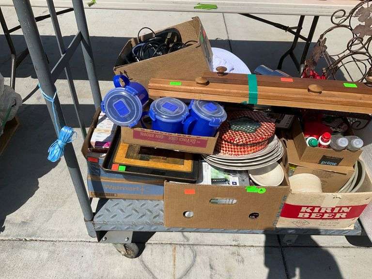 Miscellaneous Items Lot With Assorted Household and Outdoor Pieces ...