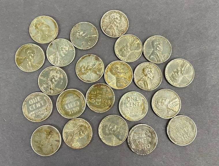 22 steel Pennies - Hash Auctions