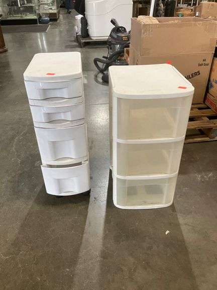 Sterilite Plastic Storage Towers with 9” and 12” Width Drawers - Hash ...