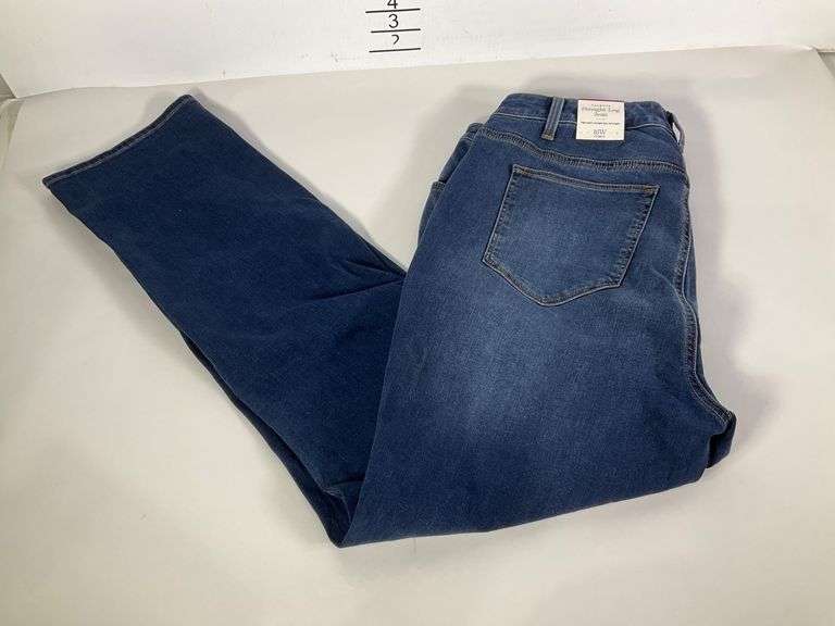 Talbots Straight Leg Jeans, High Waist, Size 16W Curvy - Hash Auctions