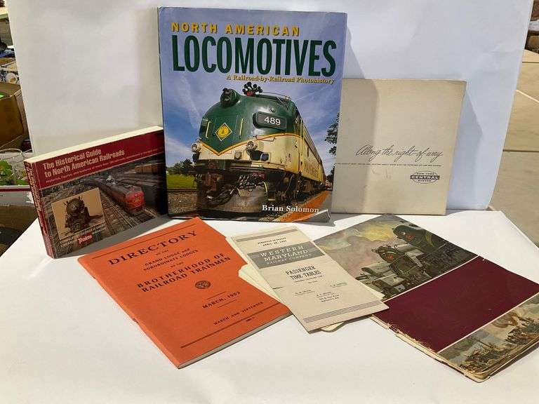 Collection of Railroad Books, Pamphlets, Maps, and Historical Documents ...