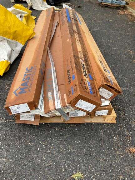 Pallet of 12′ Vinyl Siding, Mastic Brand, Double 4-1/2″ Dutch Lap ...