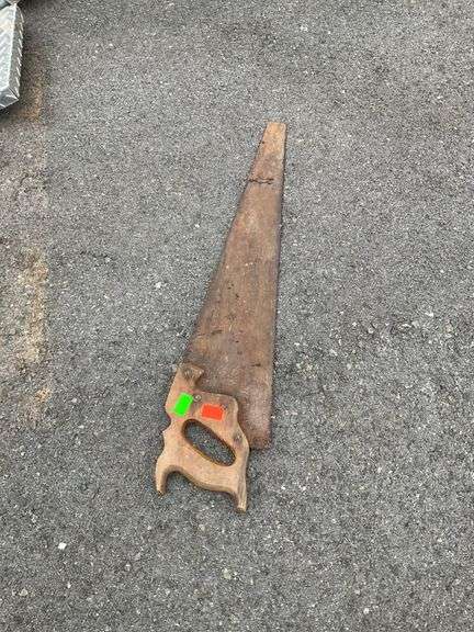 Hand Saw with Curved Handle and Steel Blade - Hash Auctions