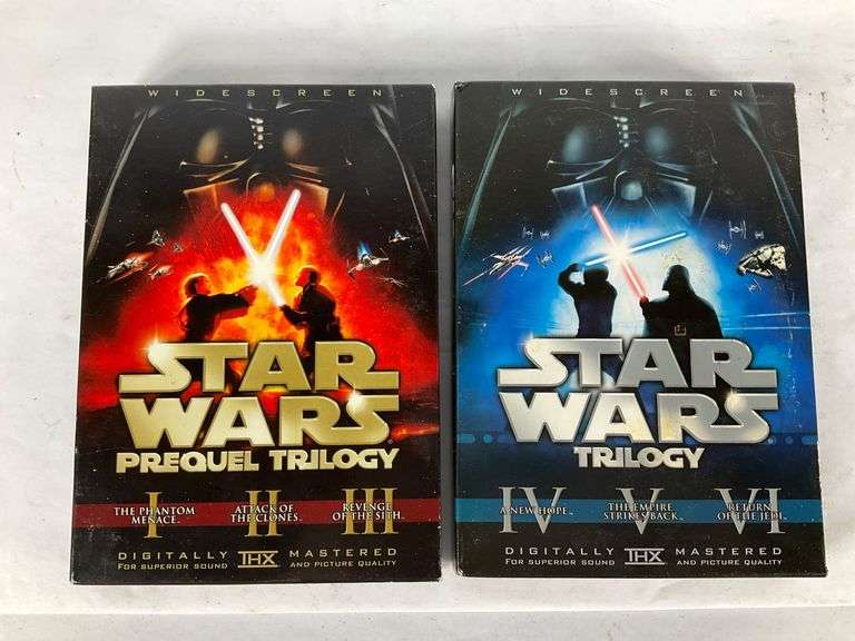 Star Wars Prequel And Original Trilogy Vhs Sets Digitally Thx Mastered