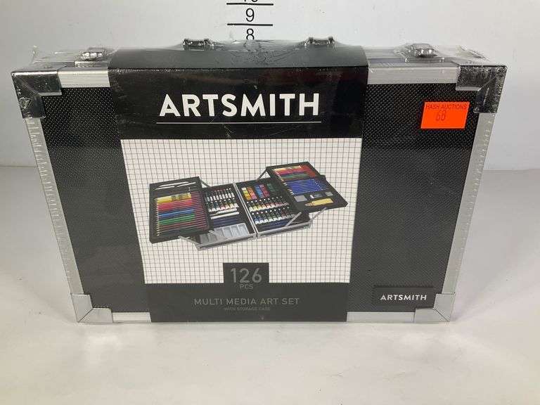 Artsmith 126-Piece Multimedia Art Set with Storage Case - Hash Auctions