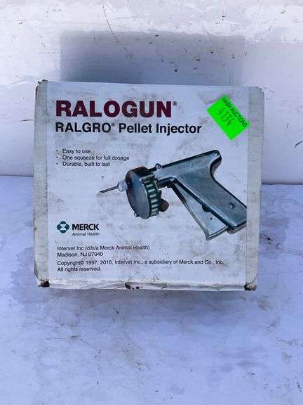Ralogun Ralgro Pellet Injector by Merck Animal Health - Hash Auctions