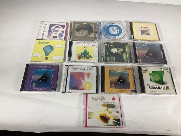 Collection of 12 Music and Software CDs Featuring Various Artists and ...