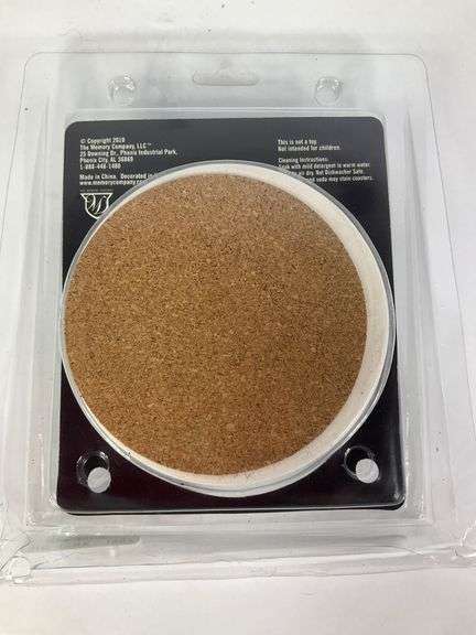 Harley-Davidson 4-Pack Ceramic Decorative Coasters with Cork Backing ...