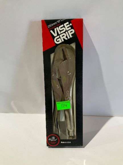 Vise-Grip 250mm No. 10 Locking Pliers in Original Packaging - Hash Auctions