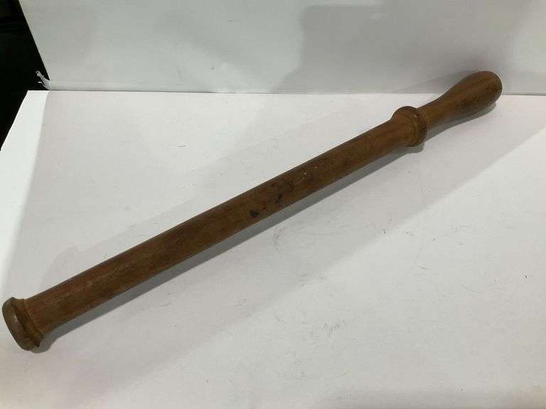 Wooden Baton with Smooth Handle - Hash Auctions