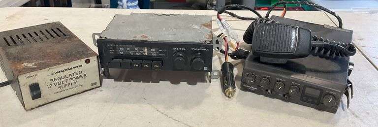 Lot of Electronics Including Radio Shack CB Transceiver, Toyota AM/FM ...