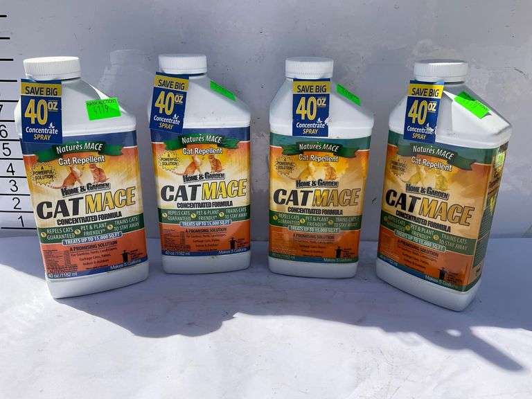 Set of Four 40 oz Nature’s Mace Cat Mace Concentrated Formula ...