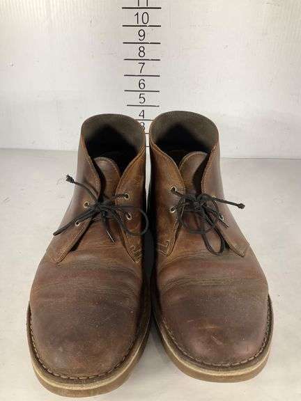 Clark’s Size 11 Brown Leather Chukka Boots - Hash Auctions