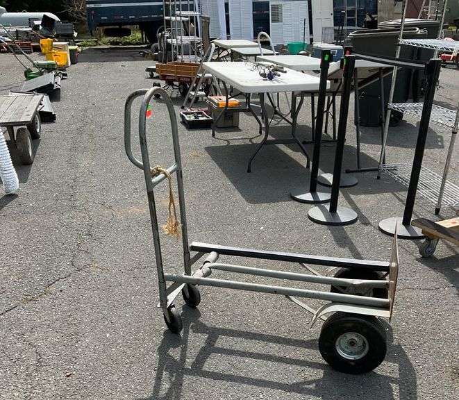 Metal Handtruck/Platform Dolly With Pneumatic Wheels - Hash Auctions