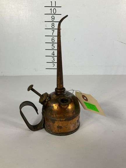 The Holland Oiler Copper Oil Can by Maple City Mfg. Co., Patented 1901 ...