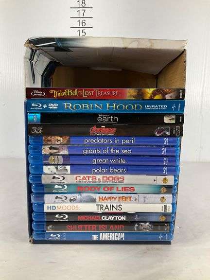 Collection of 15 Blu-ray and DVD Movies and Documentaries Including ...