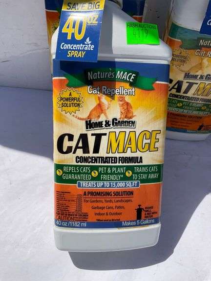 Set of Four 40 oz Nature’s Mace Cat Mace Concentrated Formula ...