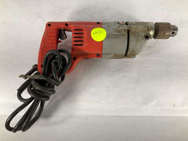 Milwaukee Electric Drill, 1/2-Inch, Model 1107-1 - Hash Auctions