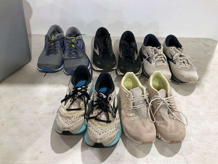 Assorted Athletic Shoes, Including Brooks and On, Size 8.5-9.5 - Hash ...