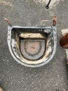 Plastic Feed or Water Trough with Metal Mounting Brackets - Hash Auctions