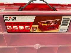 ZAG Twin Organizer 266 Plastic Storage Box with Handle - Hash Auctions
